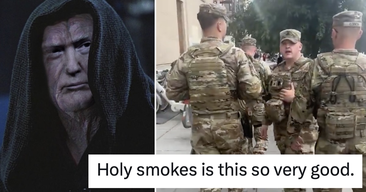 This true American hero plays Star Wars' The Imperial March while they ...
