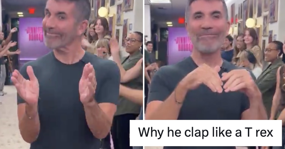 Turns out Simon Cowell claps like no-one else we've ever seen and these ...