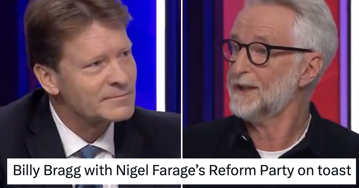 Billy Bragg's magnificent 60-second takedown of Nigel Farage is ...