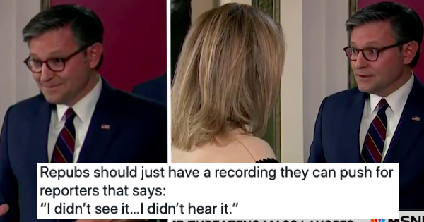 Mike Johnson was challenged about 'unhinged' and 'unwell' Donald Trump ...