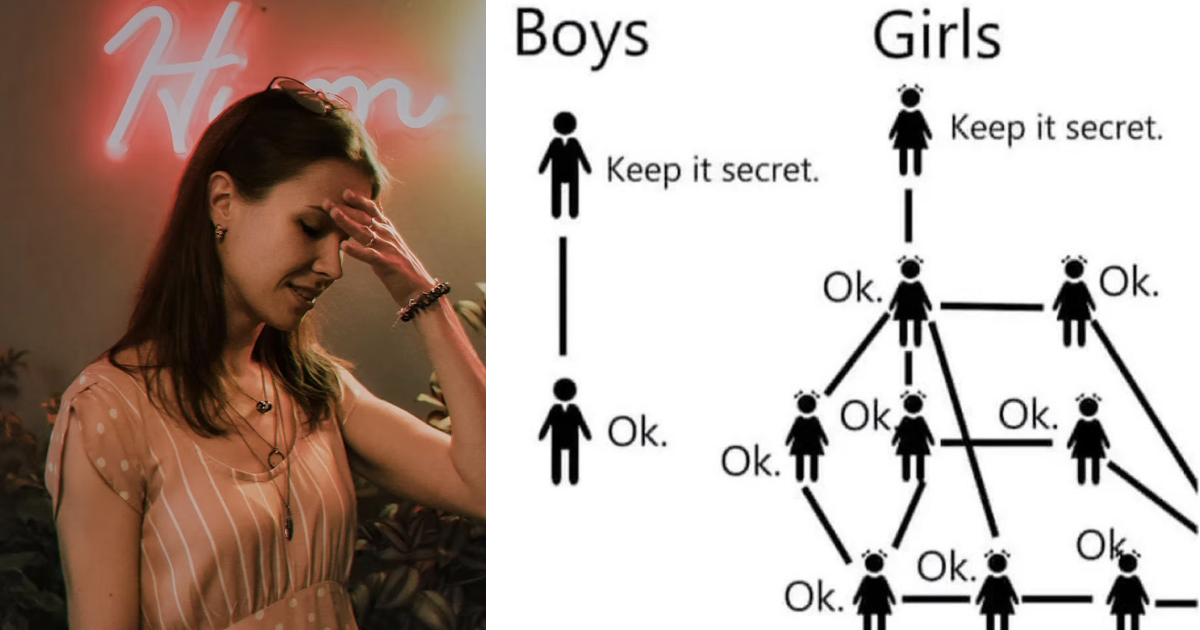 A misogynistic meme about women keeping secrets went viral and of all ...