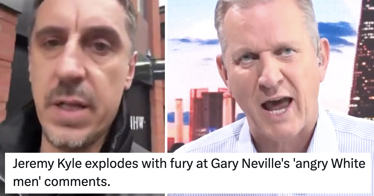 Jeremy Kyle trolled Gary Neville for 'making millions off working class ...