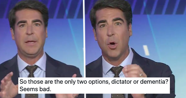 Fox News' Jesse Watters bigged up Donald Trump by saying 'You can’t be ...