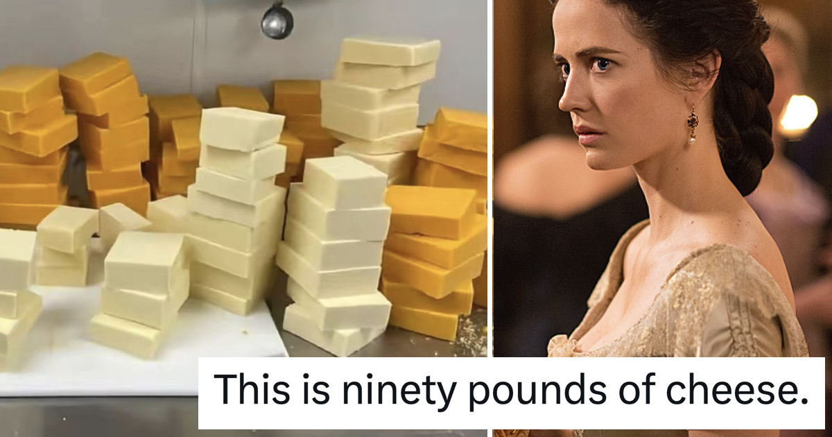 A Swede posted a picture of how much cheese an average American eats ...