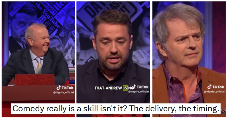 Paul Merton’s lightning-fast comeback to the breaking Andrew ...