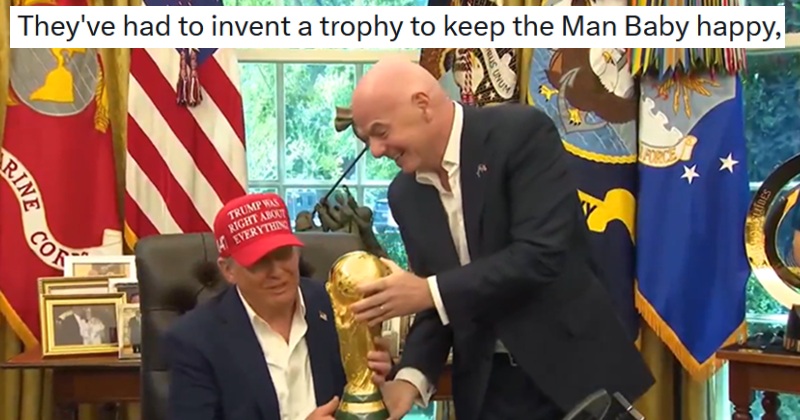 The Trump ally Fifa President will be awarding a brand new peace prize ...