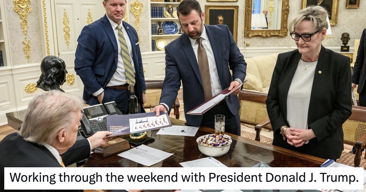 A Republican senator's 'hard at work' photo with Donald Trump was a ...