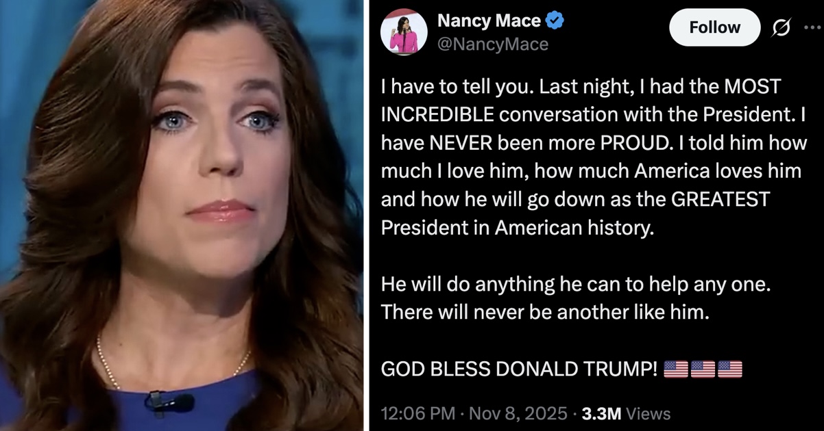 Nancy Mace just grossed everyone out with this bizarre tweet about ...