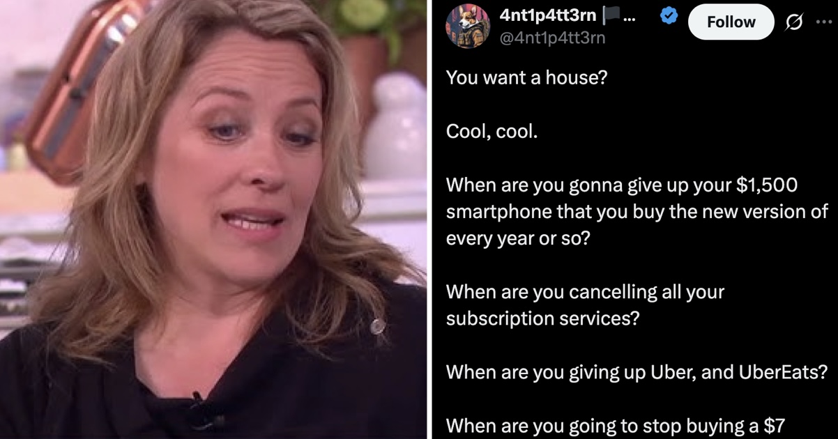 This 'patriarchal supremacist' had some tips for buying your first home ...