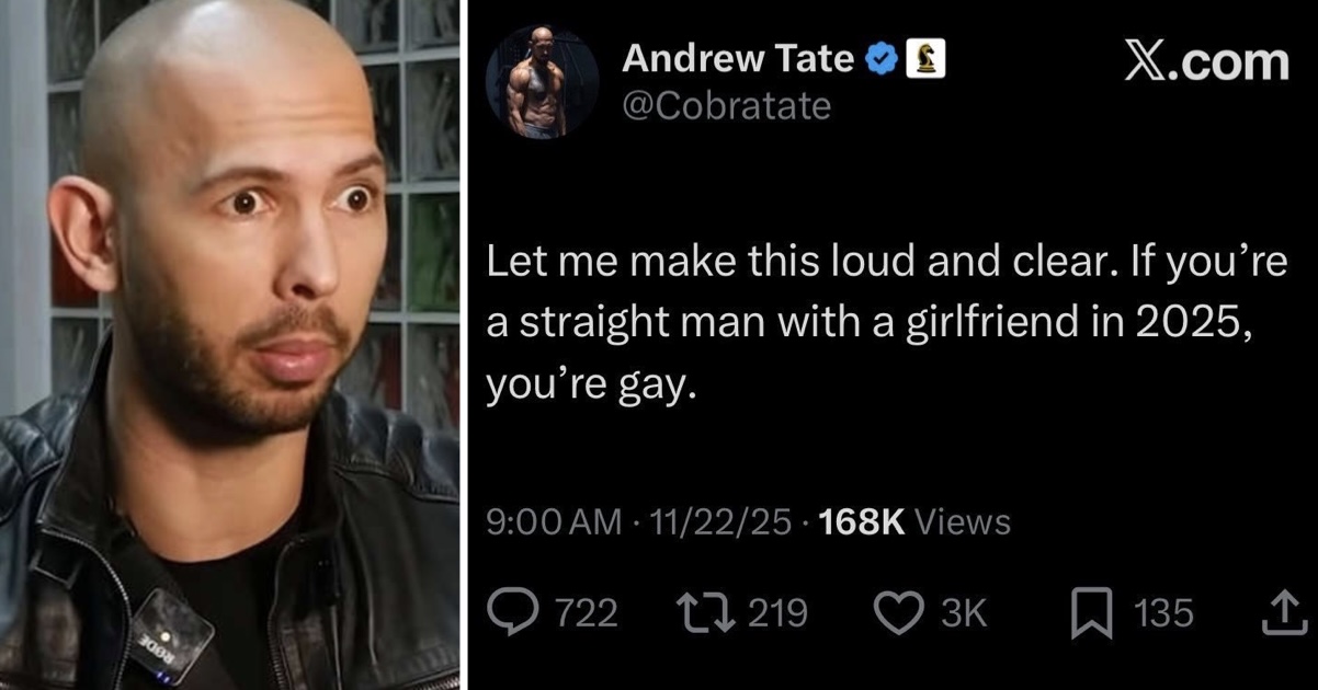 Andrew Tate's been playing 4D relationship chess again and the ...