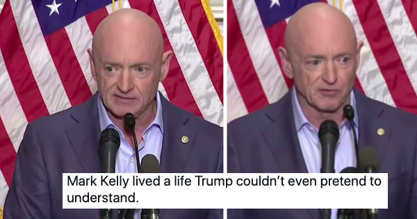 Senator Mark Kelly took down Donald Trump by reading out a facts-only ...