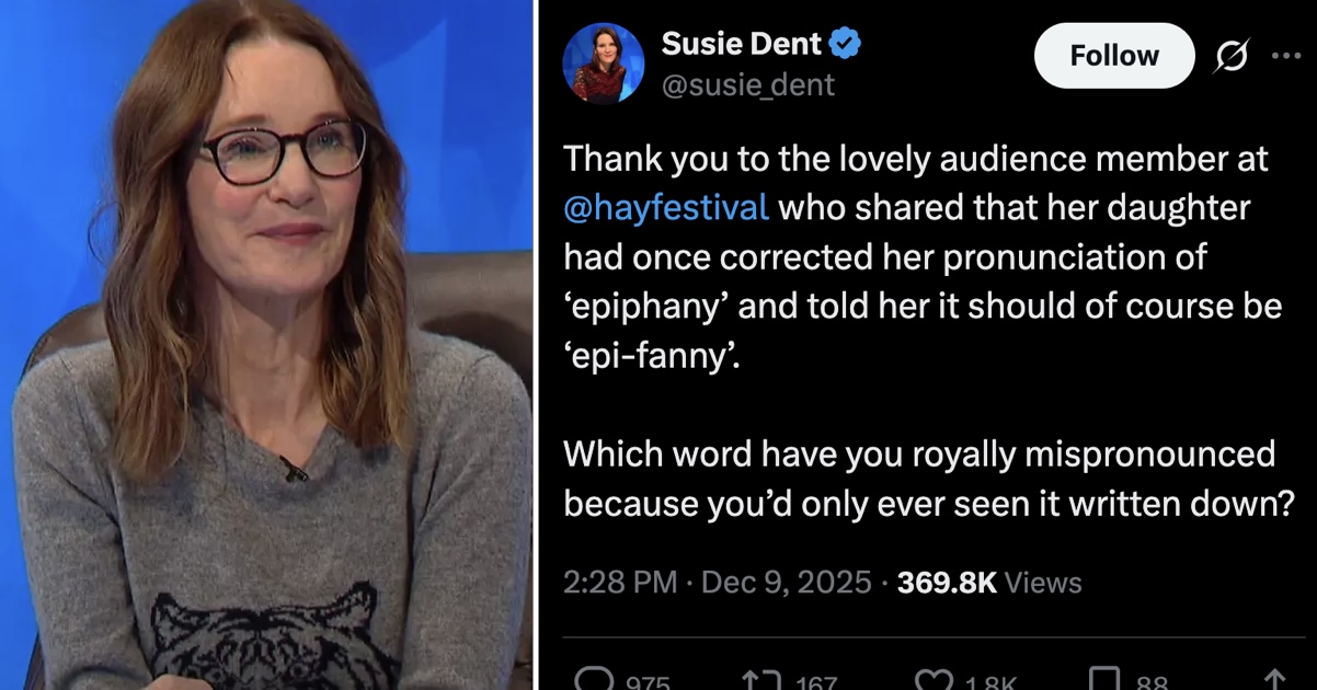 Susie Dent asked people about the excruciating times they mispronounced ...
