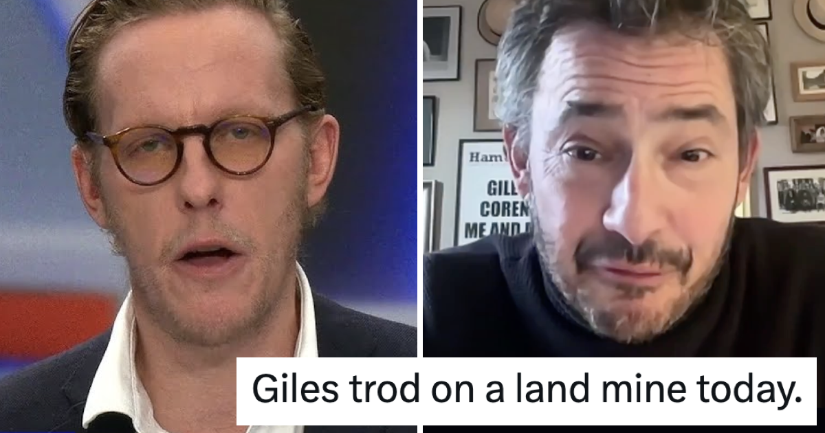 Laurence Fox accused Giles Coren of misjudging the public mood over ...