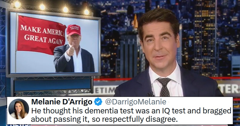 Jesse Watters said people never call Trump dumb, and left everyone ...