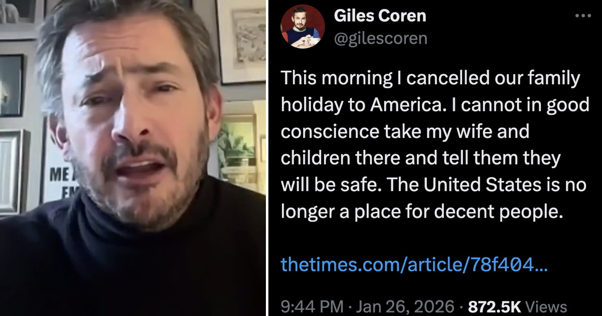 Giles Coren has been taking down the trolls one Maga at a time after he ...