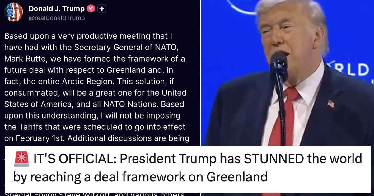 Magas have been desperately bigging up Trump's Greenland 'deal' and ...