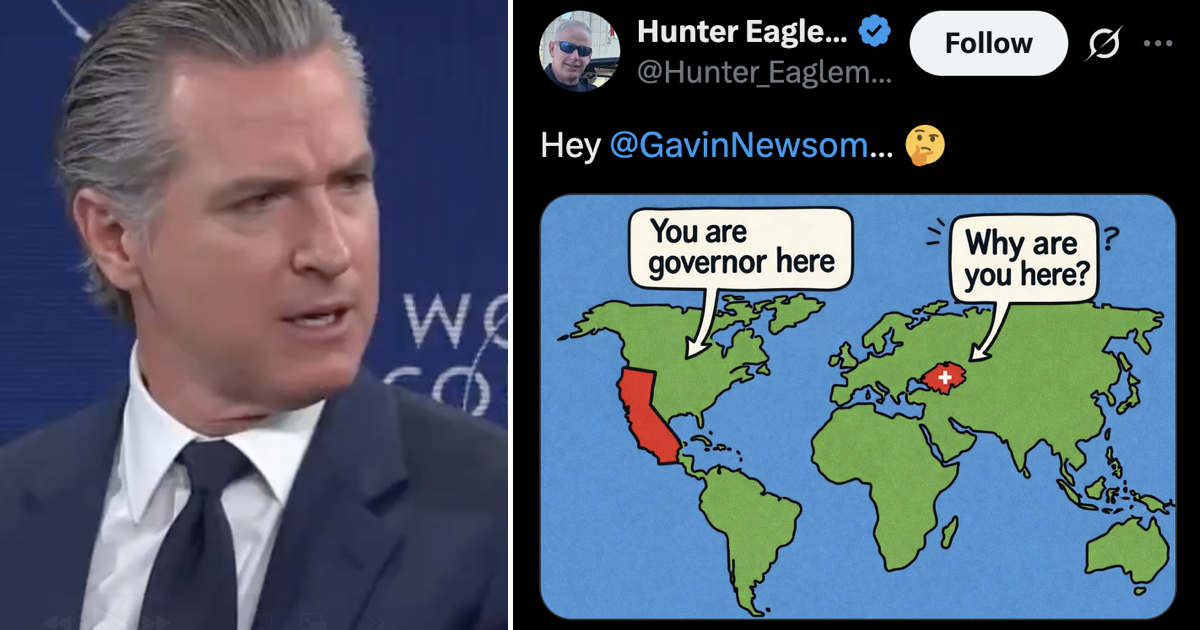 A mega Maga took aim at Trump nemesis Gavin Newsome and ended up ...