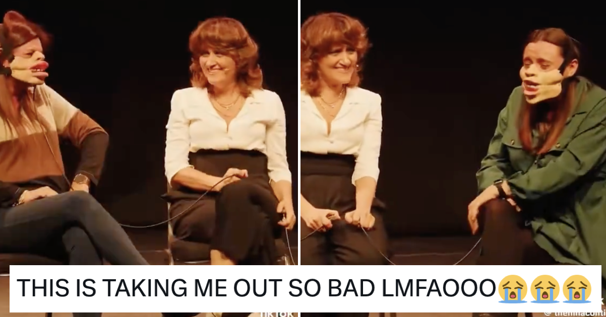 This magnificent Nina Conti clip with these two sisters is like the ...