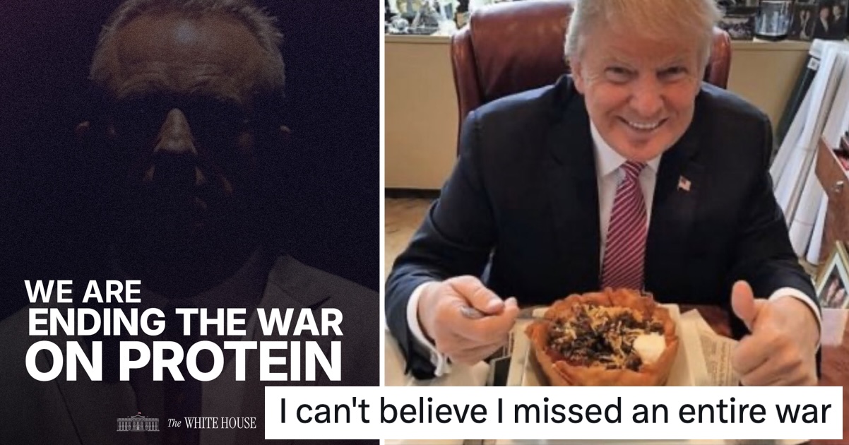 The White House declared an end to the war ... on protein - 15 lip ...