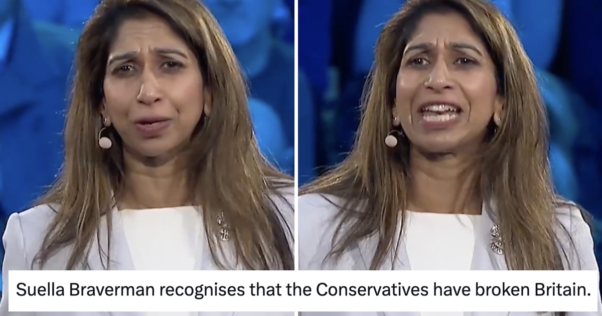 Suella Braverman blamed those terrible Tories for 'breaking Britain ...