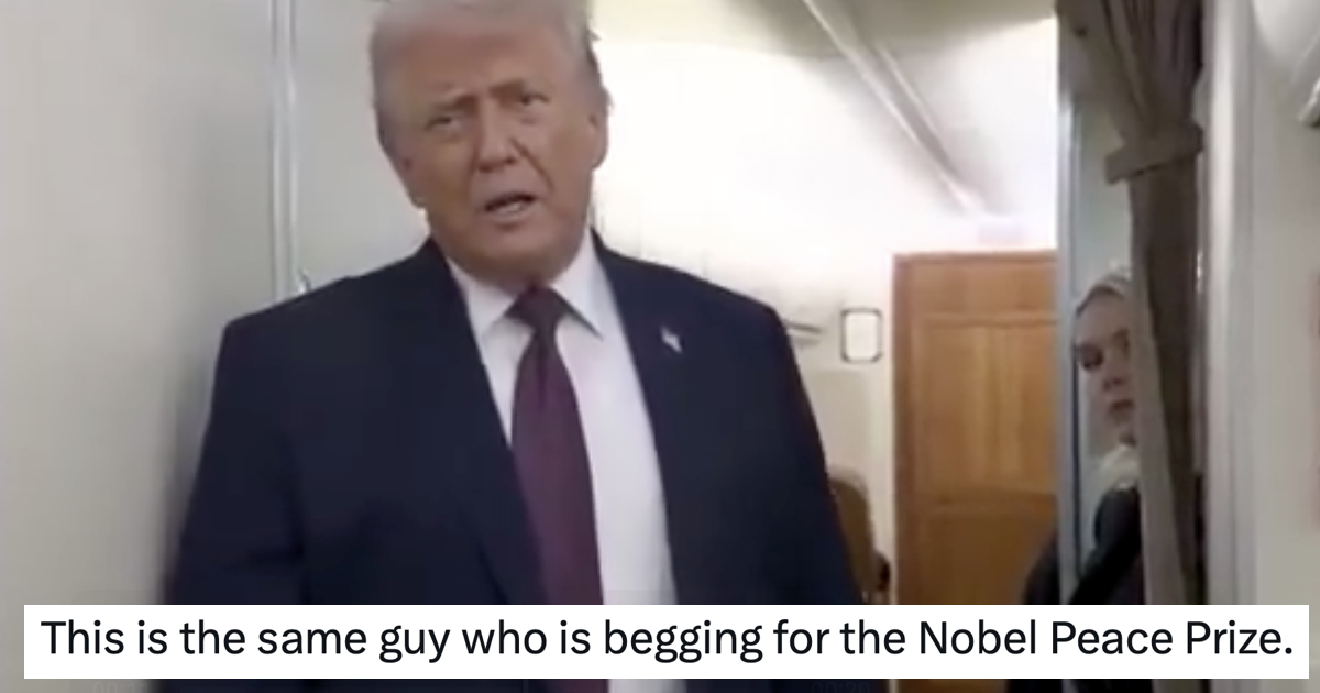 Donald Trump got his war and peace (not the book) mixed up aboard Air ...