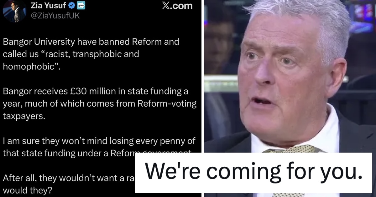Lee Anderson threatened a university whose debating society banned ...