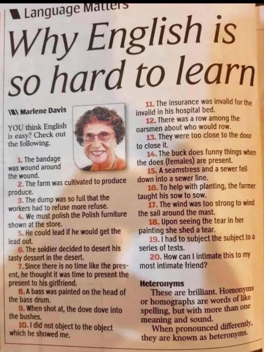 This 20-point guide why English is so hard to learn just went viral for ...