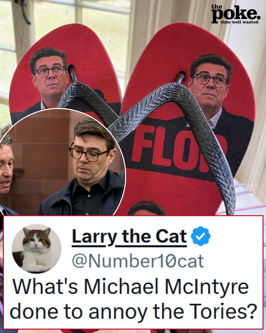 Tory HQ's cringeworthy AI 'Andy Burnham' flip flops joke fell a bit ...