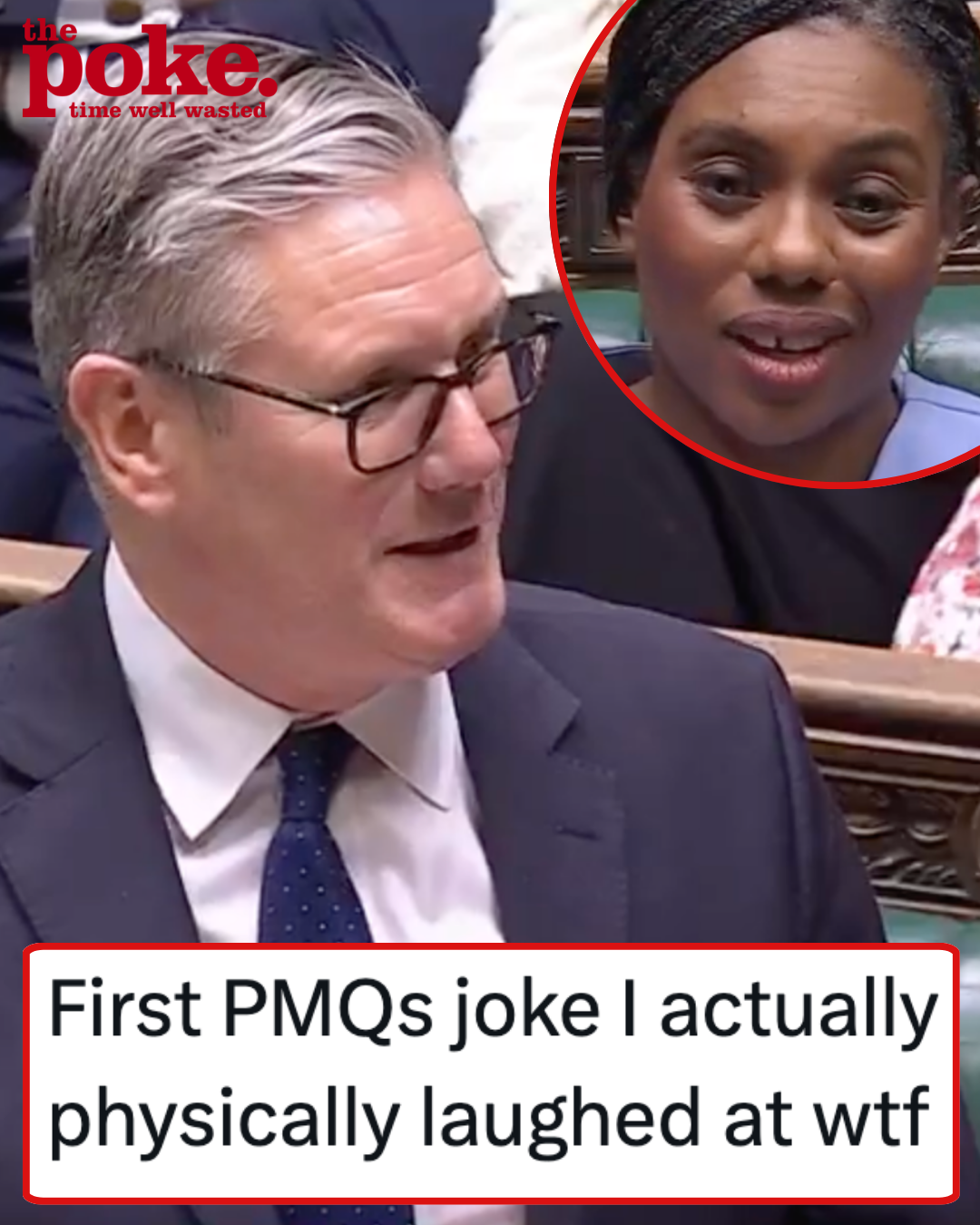 Keir Starmer turned the gags up to 11 in his savage minute and a bit ...