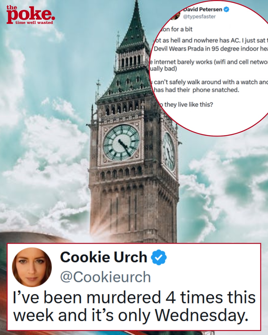 A New Yorker slammed London for the heat, the quality of its wi-fi, and ...