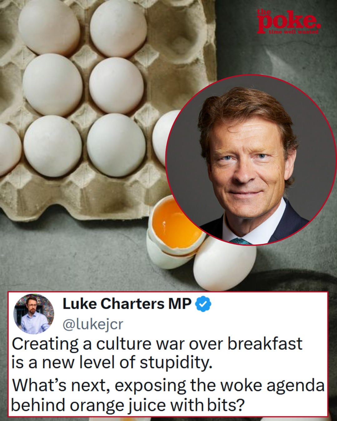 Richard Tice accused Sainsbury's of selling 'two-tier eggs' because ...