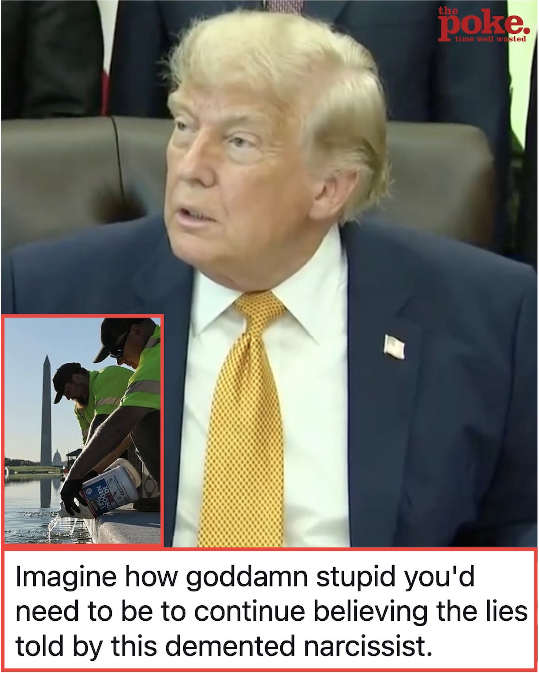 Donald Trump claimed to be investigating five knife-wielding vandals in ...