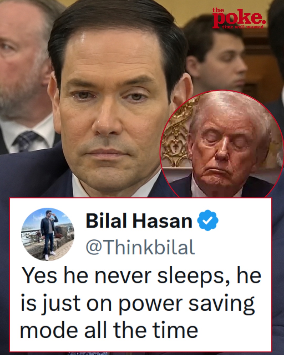 Marco Rubio told Congress he hadn't seen Trump sleeping, and Ted Lieu ...