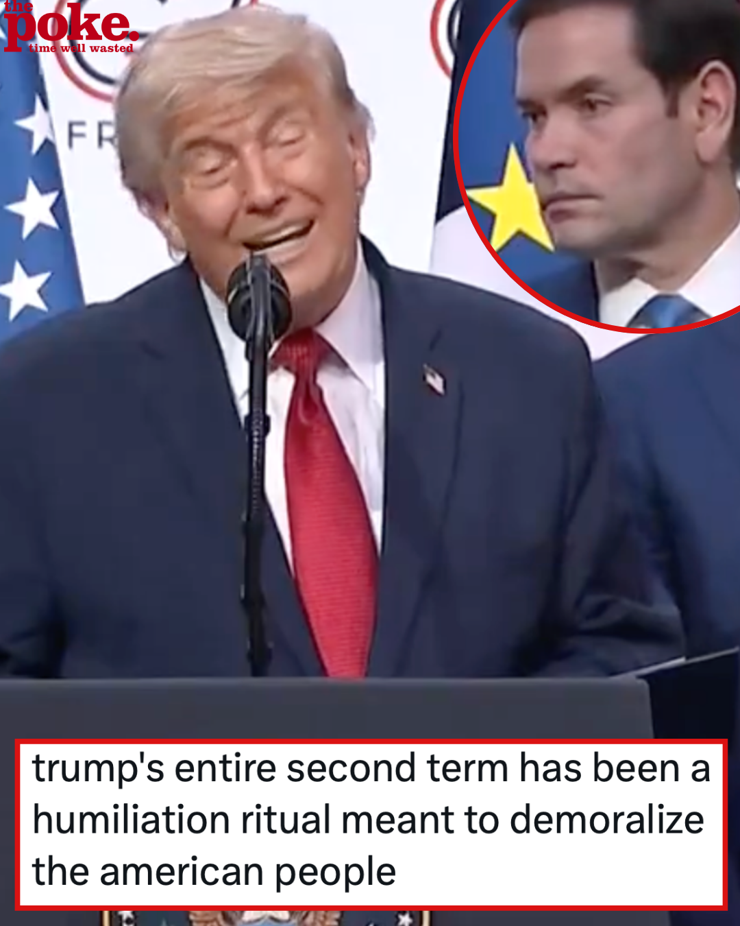 Trump wanted to wang on about the 'rigged' 2020 election but all anyone ...